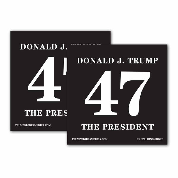 Trump Bumper Sticker - "47 - The President" – TrumpStoreAmerica