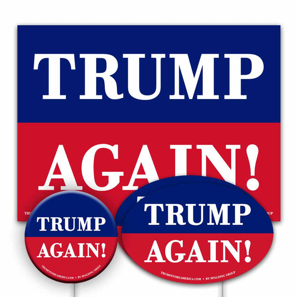 Yard Sign Kit - Trump Again – TrumpStoreAmerica
